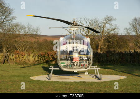 Bell 47 Helicopter Stock Photo - Alamy