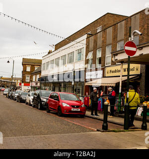 Hunstanton, England. 23 March 2019. The outside of the Old Marine Bar ...