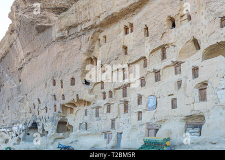 Taskale granaries are natural food storages in Taskale town of Karaman ...