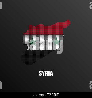 vector illustration - map of syria Stock Vector Image & Art - Alamy