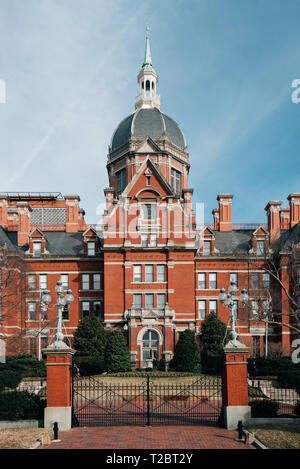 The historic Johns Hopkins Hospital Building in Baltimore, Maryland ...