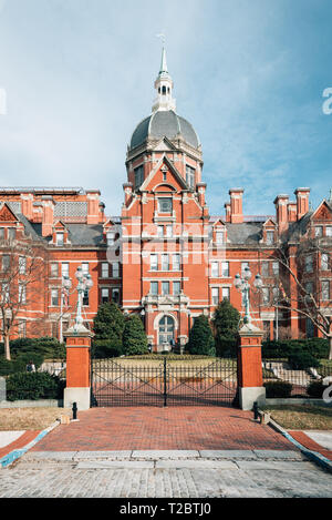 The historic Johns Hopkins Hospital Building in Baltimore, Maryland ...