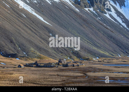viking village, Stokksnes, Hornafjordur, Hofn, South Iceland, Iceland ...