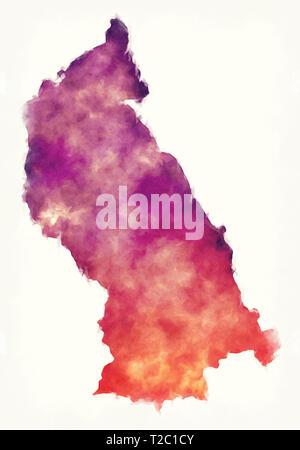 Rhondda Cynon Taf, region of Wales - Great Britain. Open Street Map ...