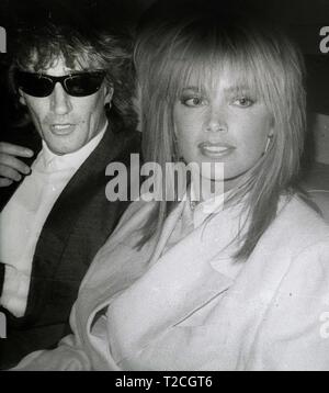 Kelly Emberg Rod Stewart Stock Photo - Alamy