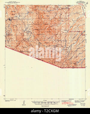Ruby, Arizona, map 1942, 1:62500, United States of America by Timeless ...