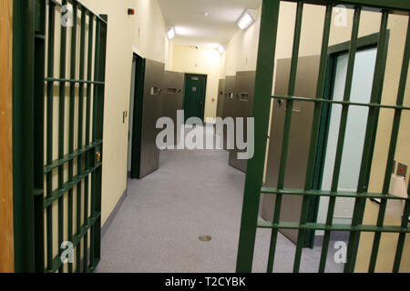 Police station custody suite and cell Stock Photo: 60738450 - Alamy