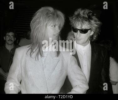 Kelly Emberg Rod Stewart Stock Photo - Alamy