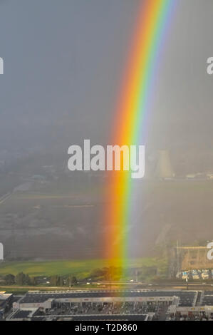 Rainbow over Haifa, Israel in December Stock Photo - Alamy