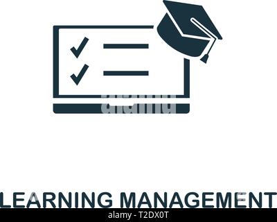 LMS icon, Learning Management System vector Stock Vector Image & Art ...