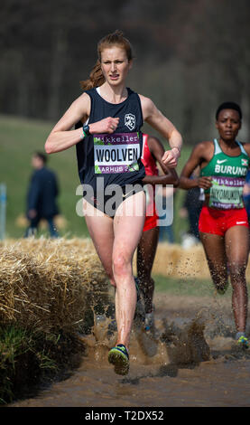 AARHUS, DENMARK - MARCH 30: Pippa Woolven competing in the women’s ...