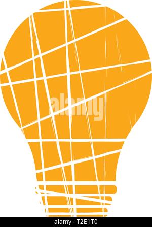 electric light bulb abstract concept vector illustration isolated on ...