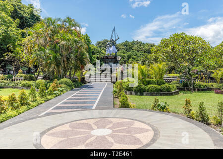 Fountain at Lapangan Puputan Badung or Puputan garden, Denpasar, Bali ...