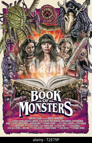 BOOK OF MONSTERS, from left: Lizzie Aaryn-Stanton, Michaela Longden ...