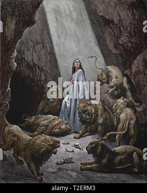 . Illustration to book of Daniel, Old Testament Stock Photo - Alamy