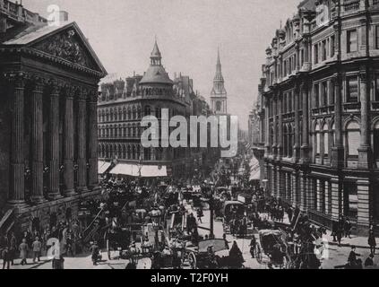 Cheapside, London, England, 19th century. From The History of London ...