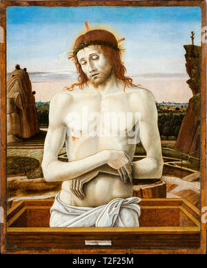 Pieta by Giovanni Bellini, 1455-1460. Pinacoteca di Brera, Milan, Italy ...