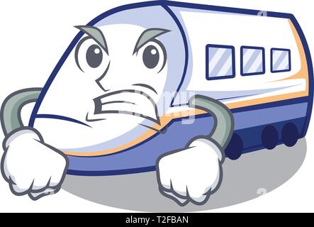 angry bullet cartoon illustration isolated on white Stock Photo ...