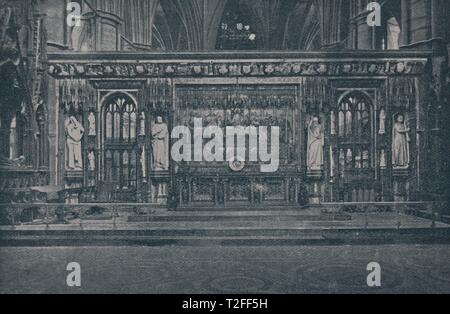 Reredos Westminster Abbey Stock Photo - Alamy