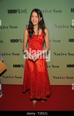 NEW YORK - APRIL 8: Sarah Margaret Qualley attends the premiere event ...