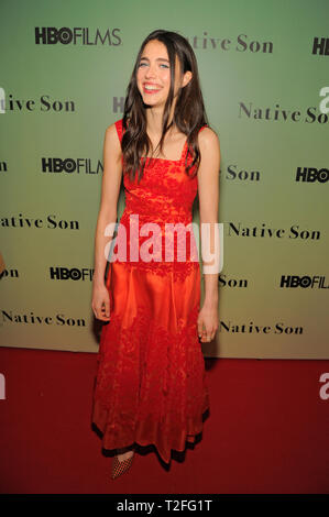 Actress Sarah Margaret Qualley attends HBO's 'Native Son' screening at ...