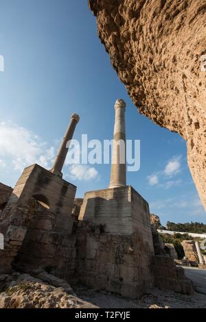 Tunis. 2nd Apr, 2019. Photo taken on April 2, 2019 shows the ruins of ...