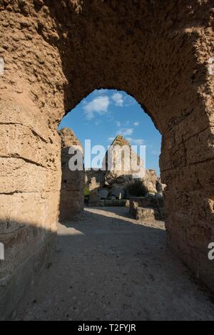 Tunis. 2nd Apr, 2019. Photo taken on April 2, 2019 shows the ruins of ...