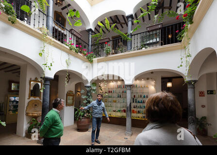 Malaga Museum of Glass and crystal, interior, Malaga Spain Europe Stock ...