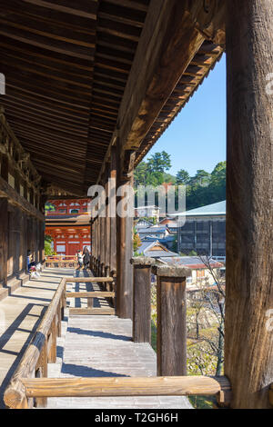 The Senjokaku Hall is an ancient wooden building in the Toyokuni Shrine ...