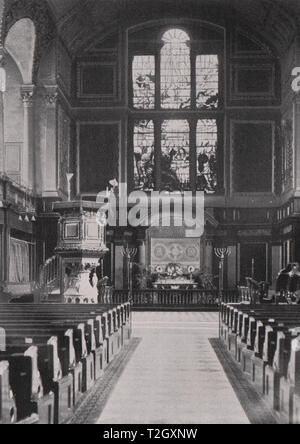St Andrew Holborn, London: east end and north wall Stock Photo - Alamy