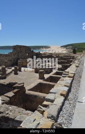Salted fish and Garum factory, in the Roman city, in Barcelona, Spain. 3rd Century AD. Garum was ...