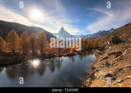 Matterhorn in Zermatt during sunset Stock Photo - Alamy