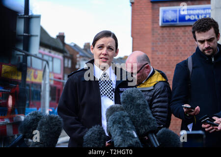 North Area BCU Commander Chief Superintendent Helen Millichap speaking ...
