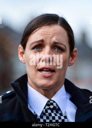 North Area BCU Commander Chief Superintendent Helen Millichap speaking ...
