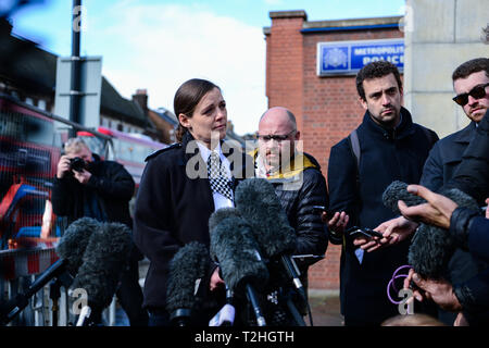 North Area BCU Commander Chief Superintendent Helen Millichap speaking ...