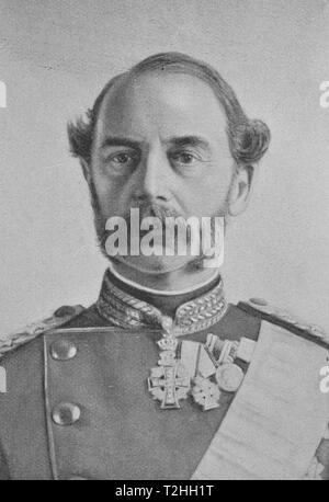 Christian IX (1818-1906), King of Denmark (1863-1906), Portrait as ...