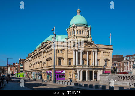 Hull City Hall Kingston upon Hull United Kingdom UK England town hall ...