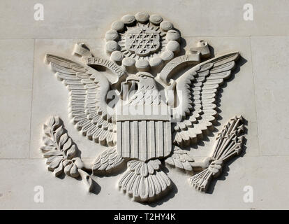The Seal of The United States with E Pluribus Unum motto on the Stock ...