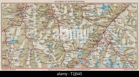 SPLÜGEN ST. MORITZ BERNINA. Cresta Bivio Maloja Celerina. Switzerland ...