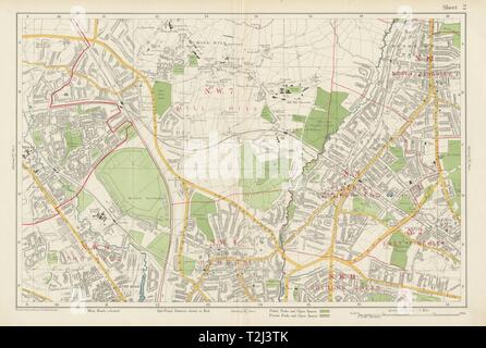 Hendon, North London NW4 suburbs, traditional English suburban Stock ...