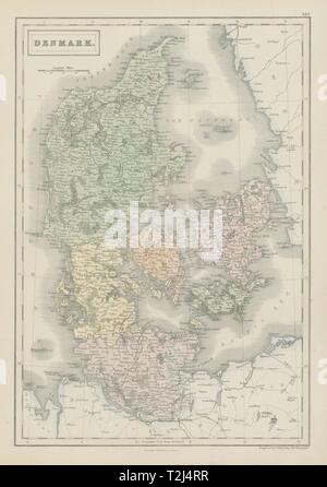 Map of Schleswig-Holstein Stock Photo - Alamy