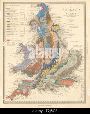 A new Geological map of England and Wales by William Smith 28182029 ...