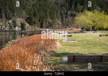 Lake Errock in Deroche, Mission, British Columbia, Canada Stock Photo ...
