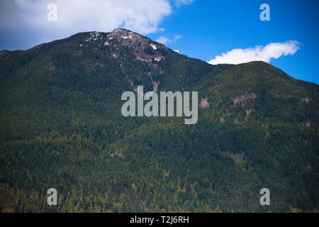 Mountains in Lake Errock in Deroche, Mission, British Columbia, Canada ...