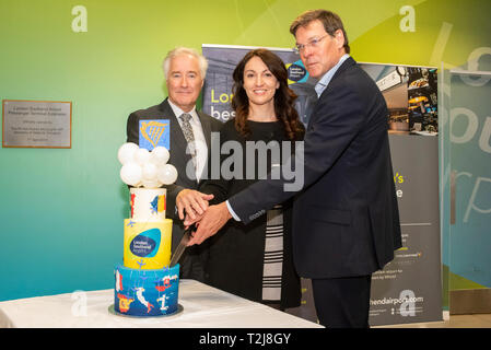 Ryanair launch event at London Southend Airport with Chiara Ravara (m ...