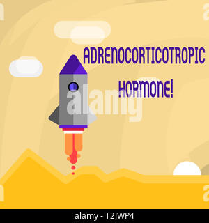 Conceptual hand writing showing Adrenocorticotropic Hormone. Concept ...