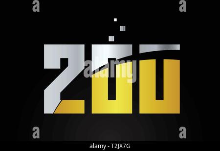 gold number 200 logo design suitable for a company or business Stock ...