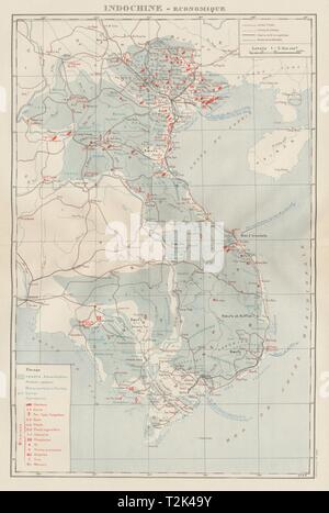 COLONIAL FRENCH INDOCHINA. Indochine française. Physique. Physical 1931 ...