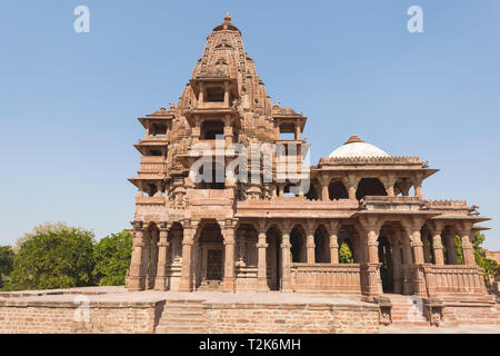 Ruins of temples of ancient city of Mandor, Jodhpur, Rajasthan, India ...