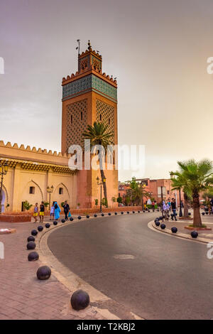 MARRAKECH, MOROCCO, 31 AUGUST 2018: street view of Marrakech Stock ...